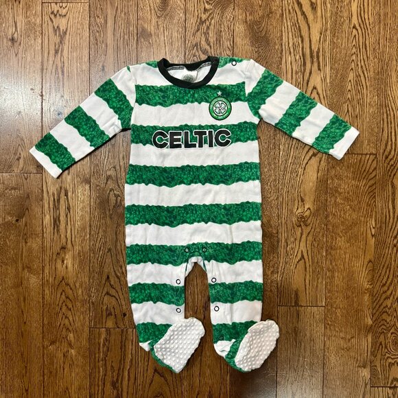 Pajamas | Celtic Football Club Soccer Baby Sleepsuit Pajamas 912 Months ...